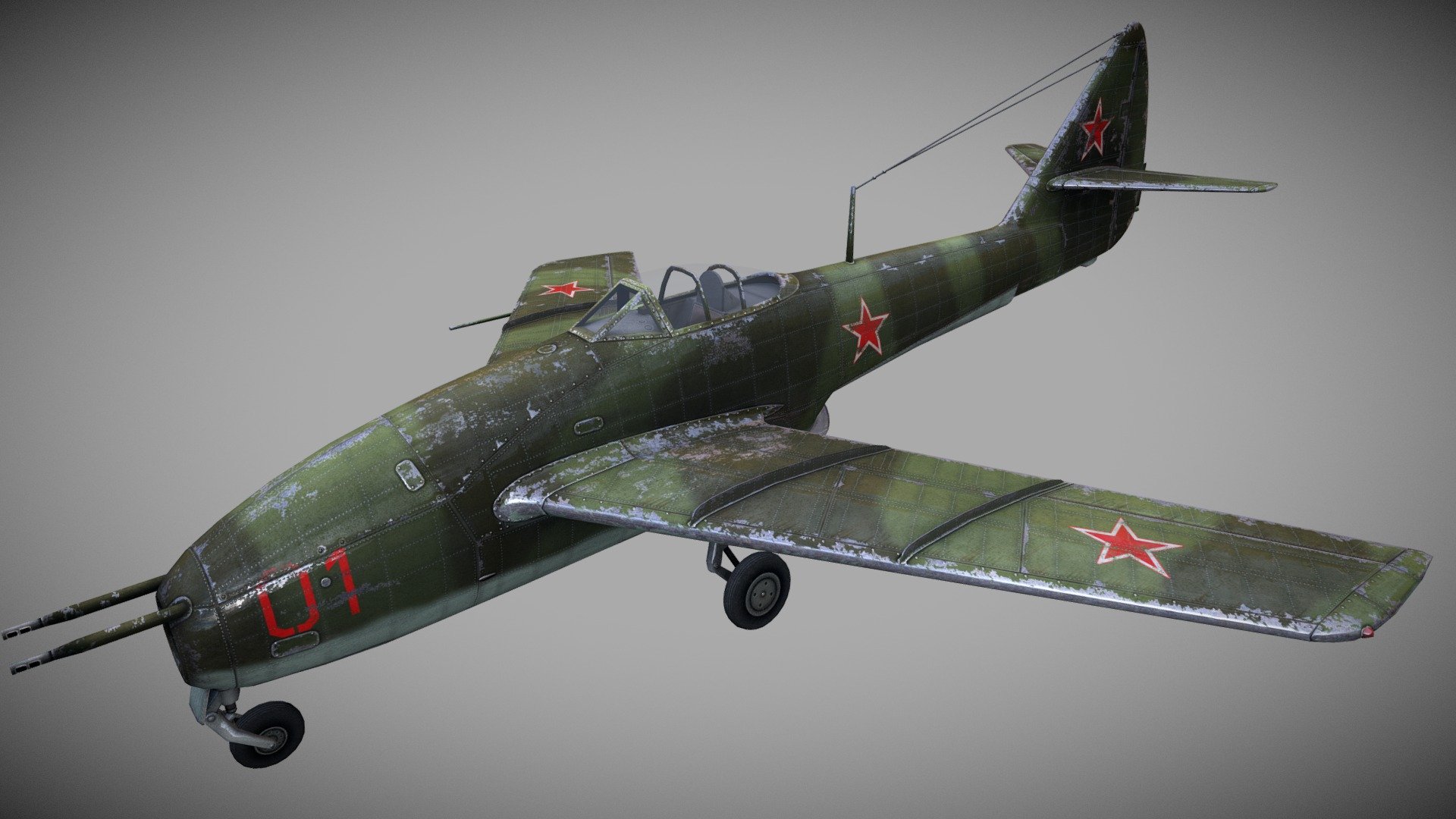 Lavochkin La-160 for "World of Warplanes" MMO - 3D model by Vyacheslav ...