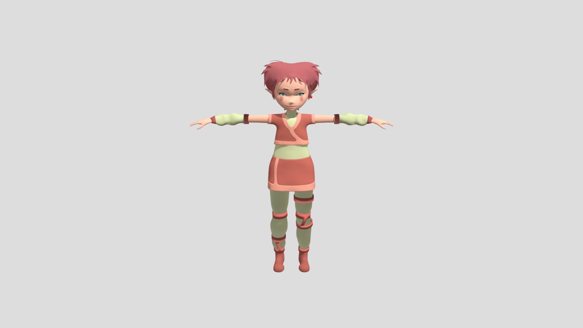 Code Lyoko Aelita 3D Model (not for download) - 3D model by ...