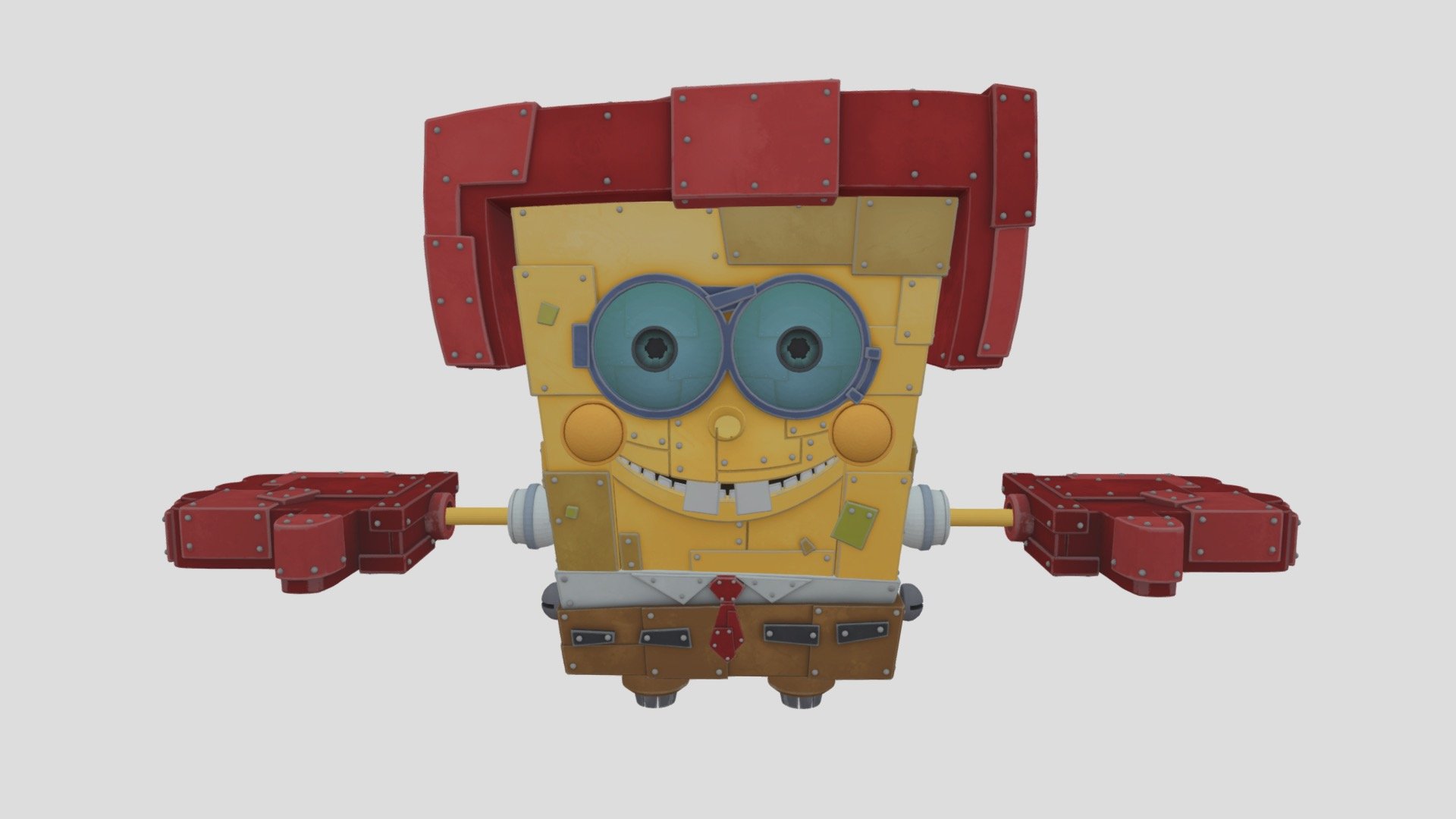 BFBBR - Robo Spongebob - Download Free 3D model by SMF Features ...