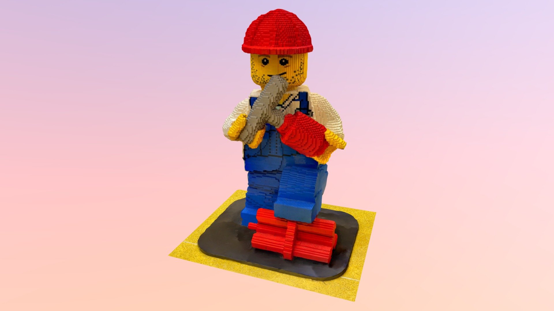 Day 130: LEGO TNT Man - Buy Royalty Free 3D model by uttamg911 [3b4331b ...