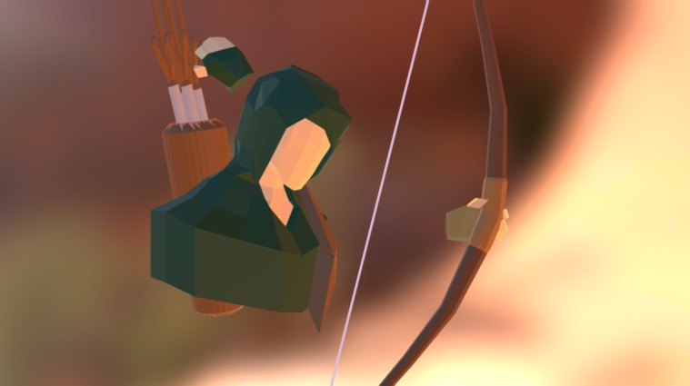 Low Poly Archer - Download Free 3D model by QwazwazZ [3b4374d] - Sketchfab