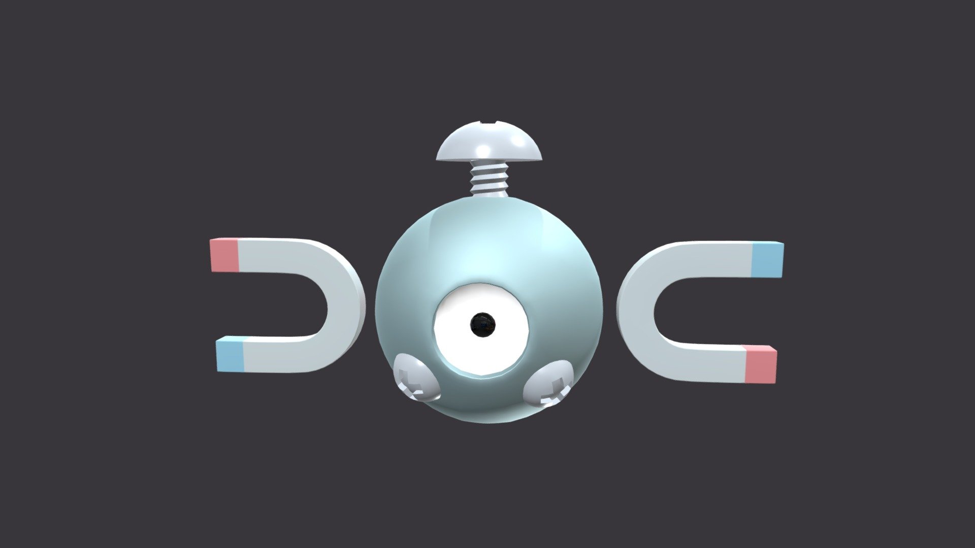 [Fanart] Pokemon Magnemite - 3D model by mtanchoco [3b44080] - Sketchfab