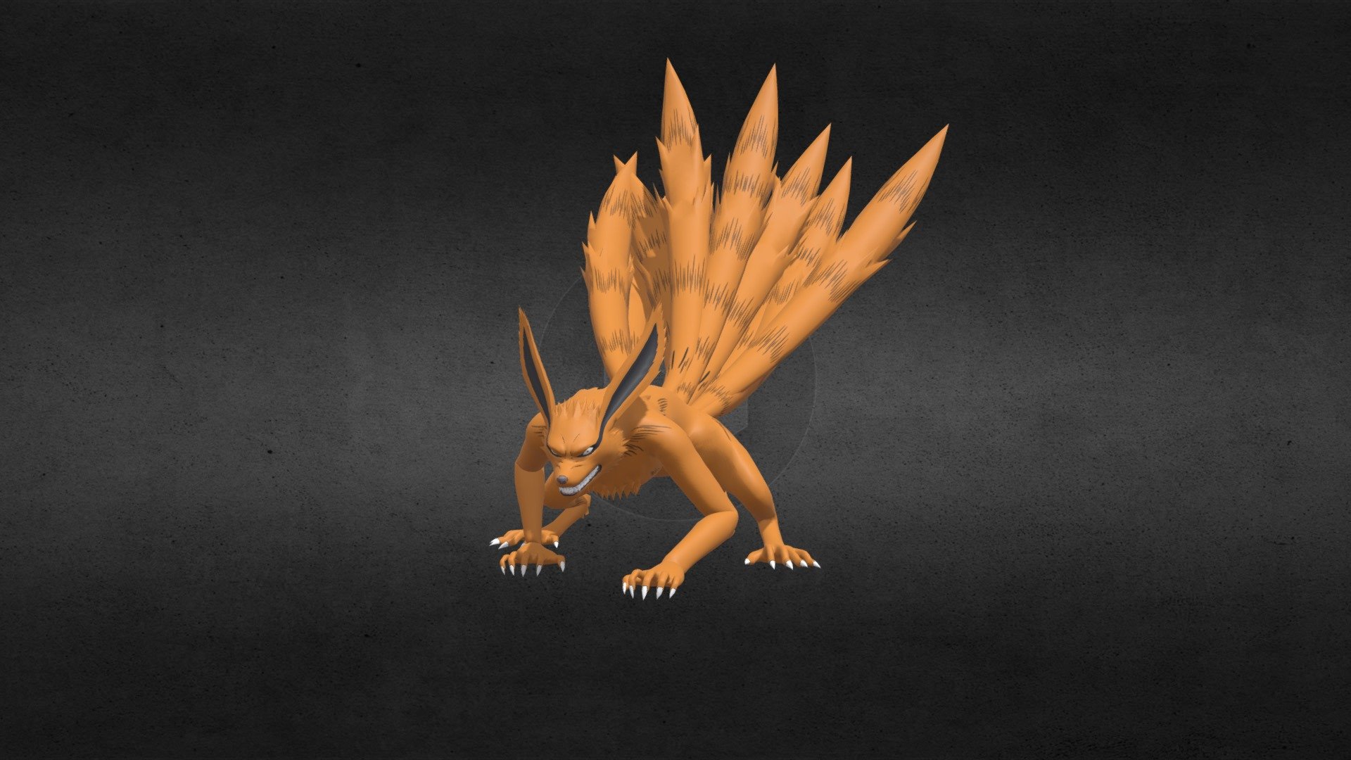 Kurama - 3D model by Ndra (@andrae.irawan) [3b44e21] - Sketchfab