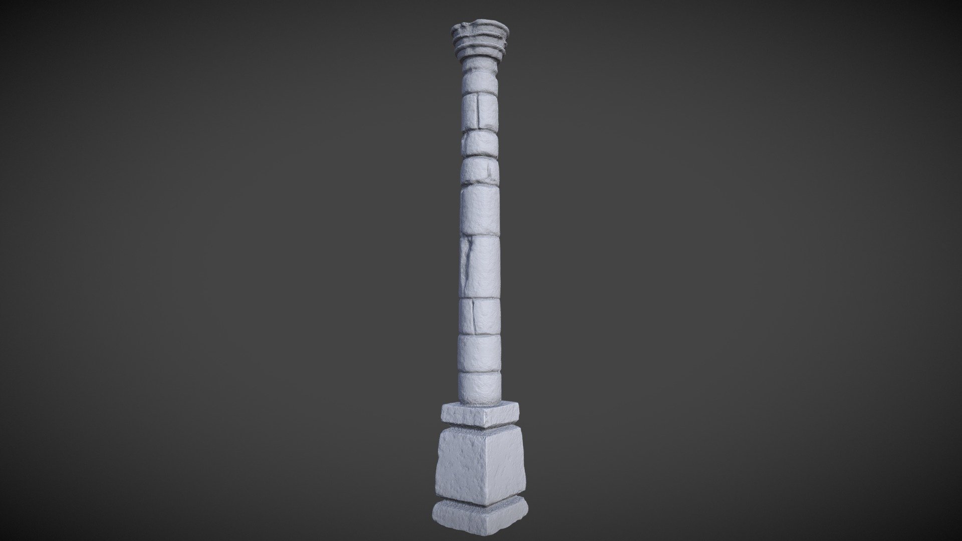Sculpt January 2018 - 21 Ancient - Piller - Buy Royalty Free 3D model ...