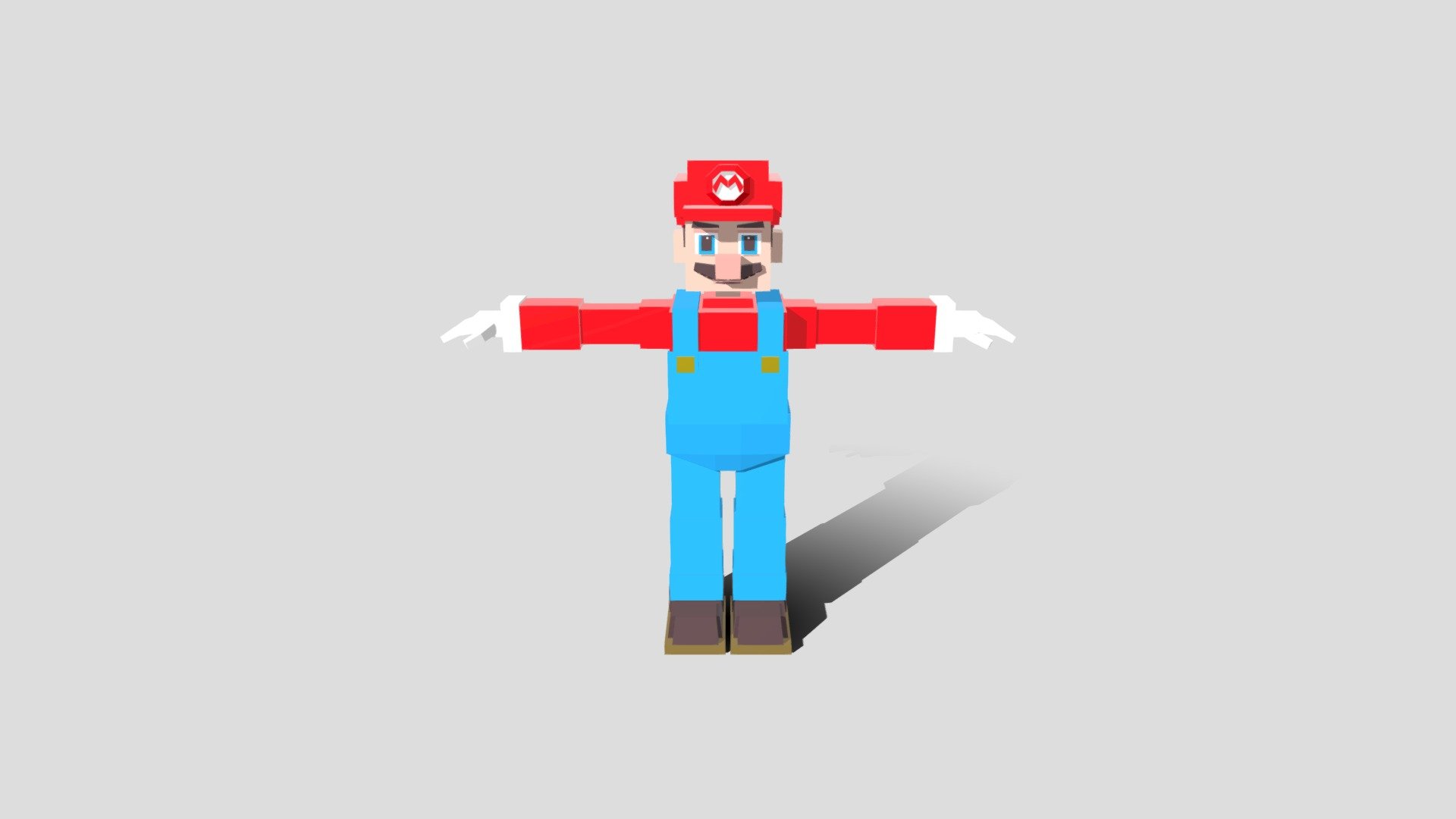 Box_charactor- Mario - 3D model by sandians [3b476a0] - Sketchfab