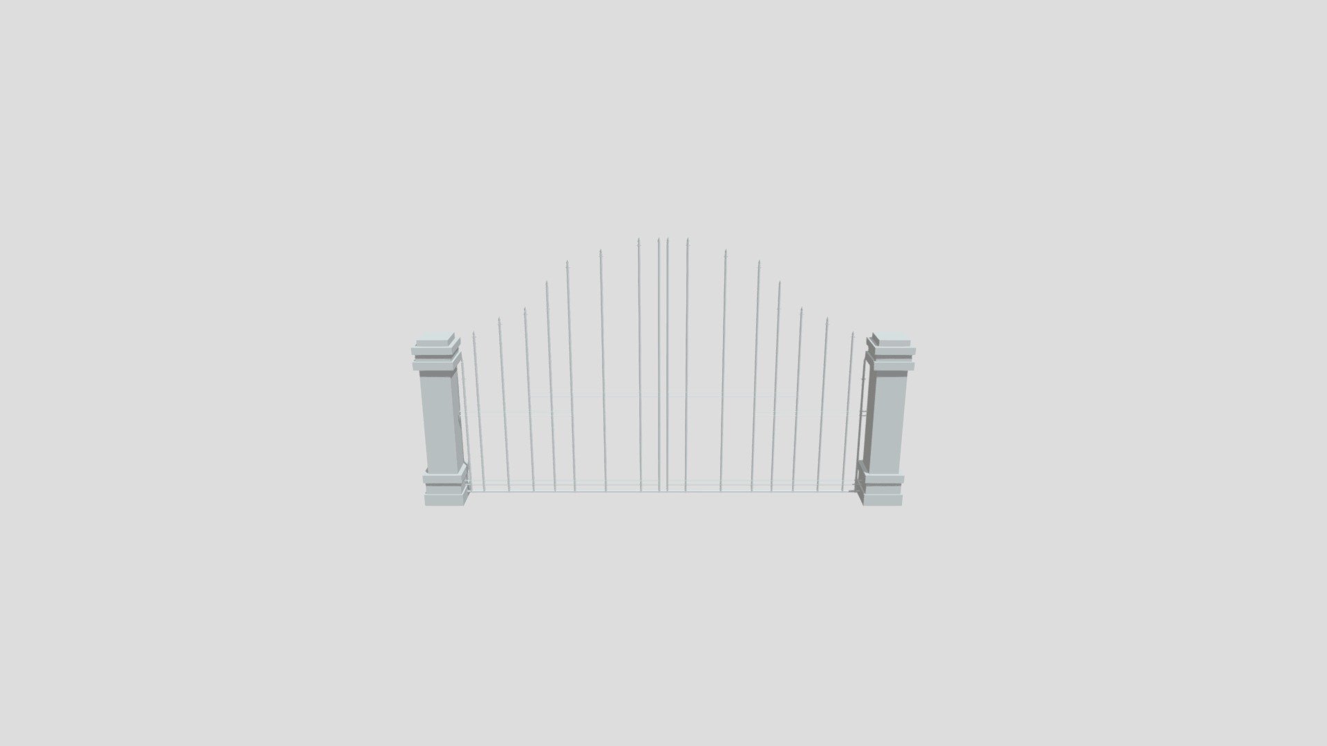 Cemetery Gate - Download Free 3D model by Deliquescent [3b48de9 ...