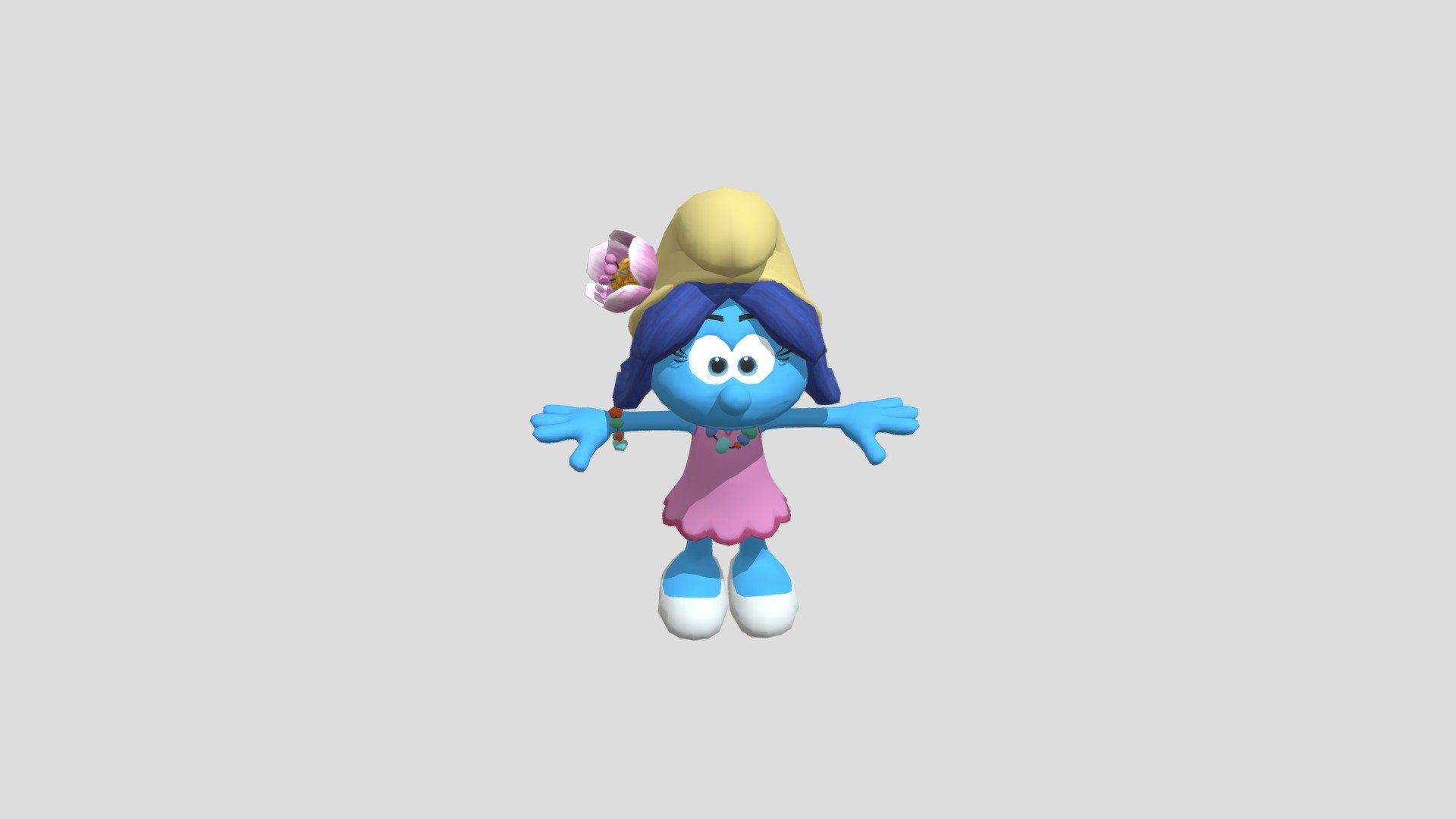SmurfBlossom (Smurfs) - Download Free 3D model by Guilherme Navarro ...