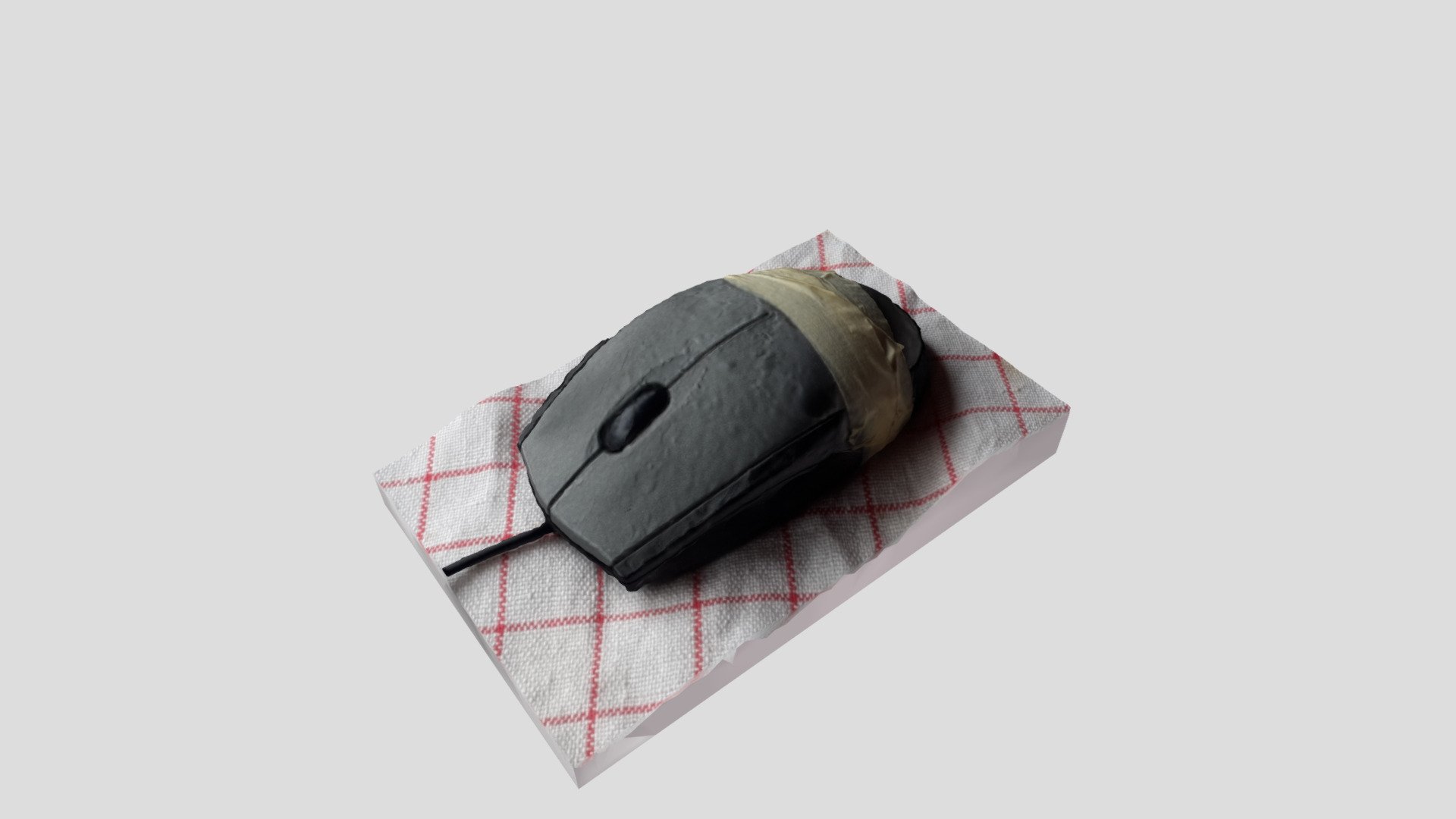 Computer Mouse with Turbo gamer tape2000 topview - Download Free 3D ...