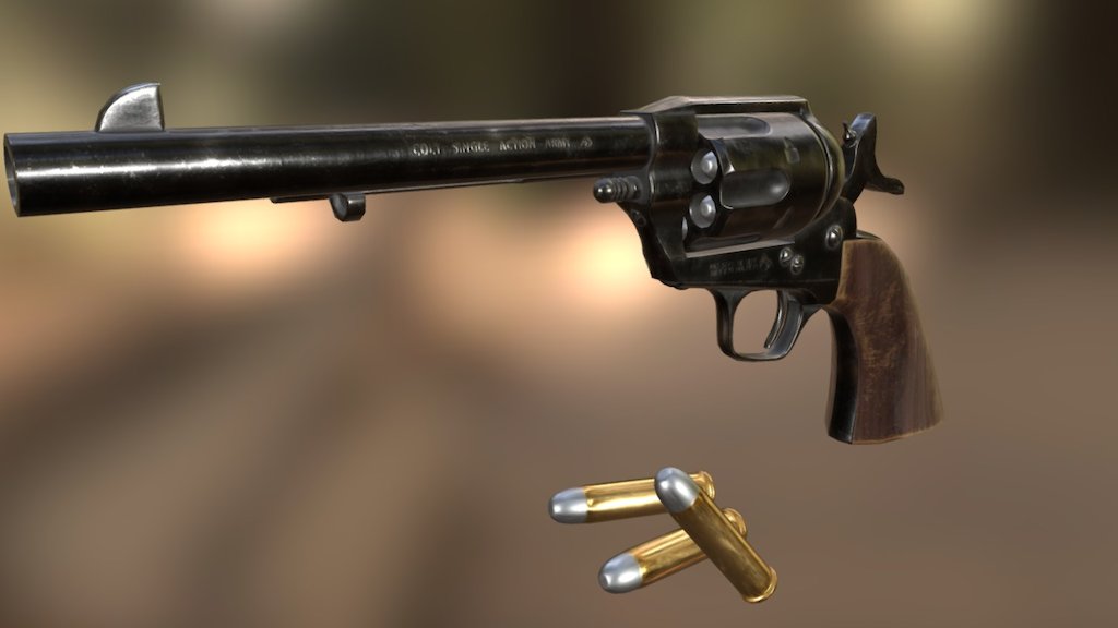 Colt Single Action Peacemaker 1871 - 3D model by mikil m (@mechalien ...