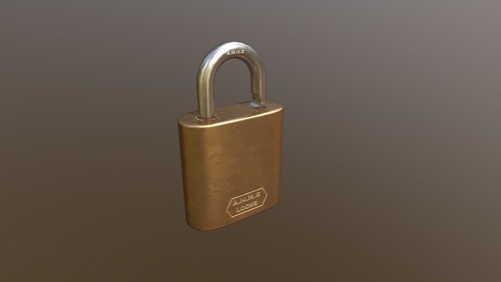Padlock 3D models - Sketchfab