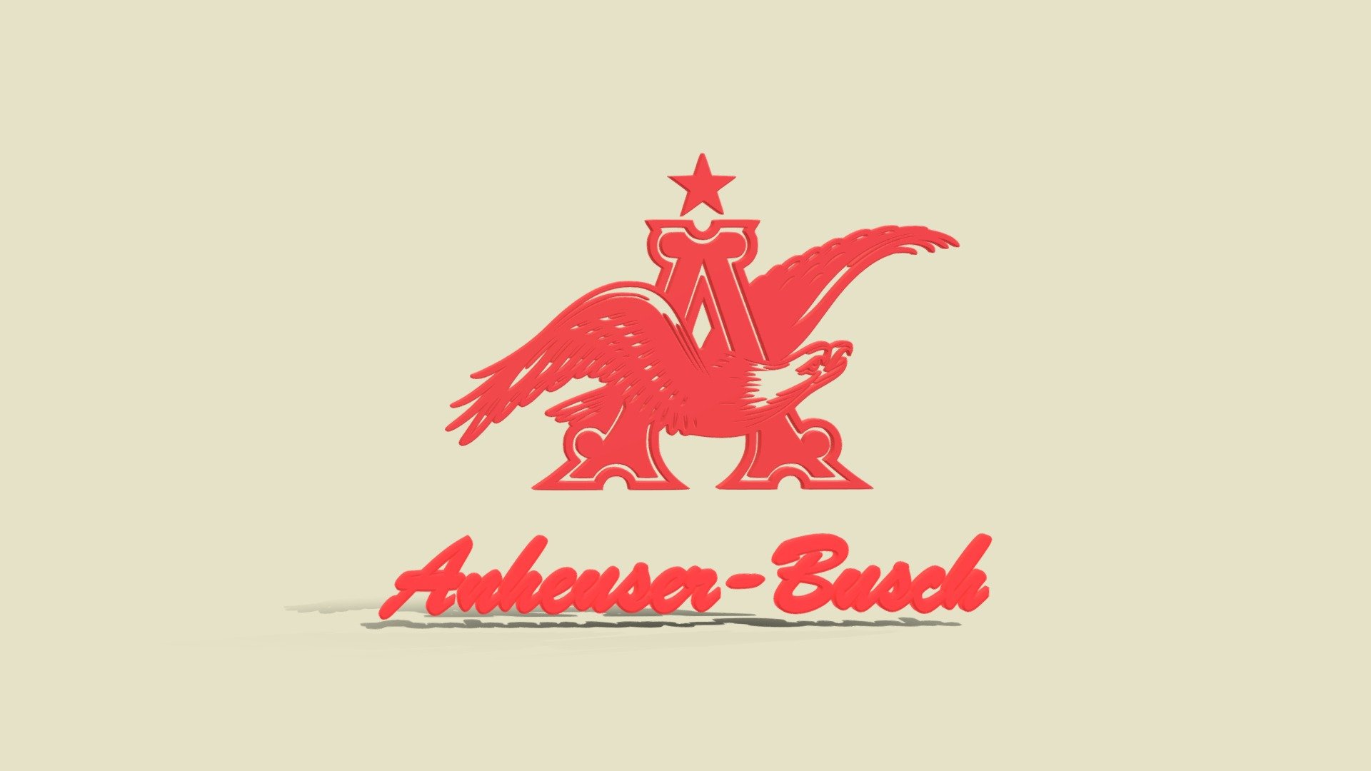 Anheuser Busch Logo - 3D model by Joseph Njoroge (@mjoro) [3b4bb59] - Sketchfab