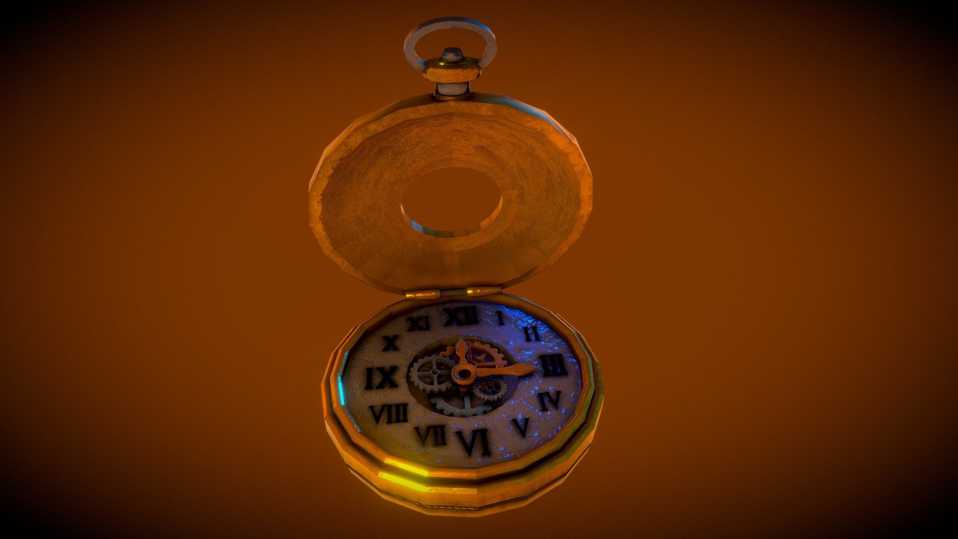 Steampunk Pocket Watch - 3D model by pedroh.ricciotti [3b4d90b] - Sketchfab