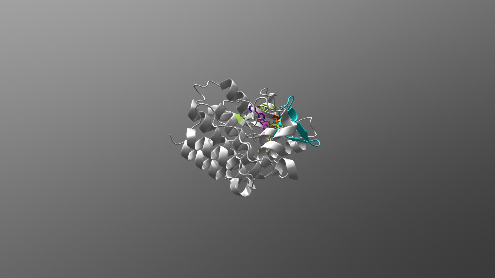 Imatinib bound to Abelson Tyrosine Kinase (1FPU) - 3D model by canr4070 ...
