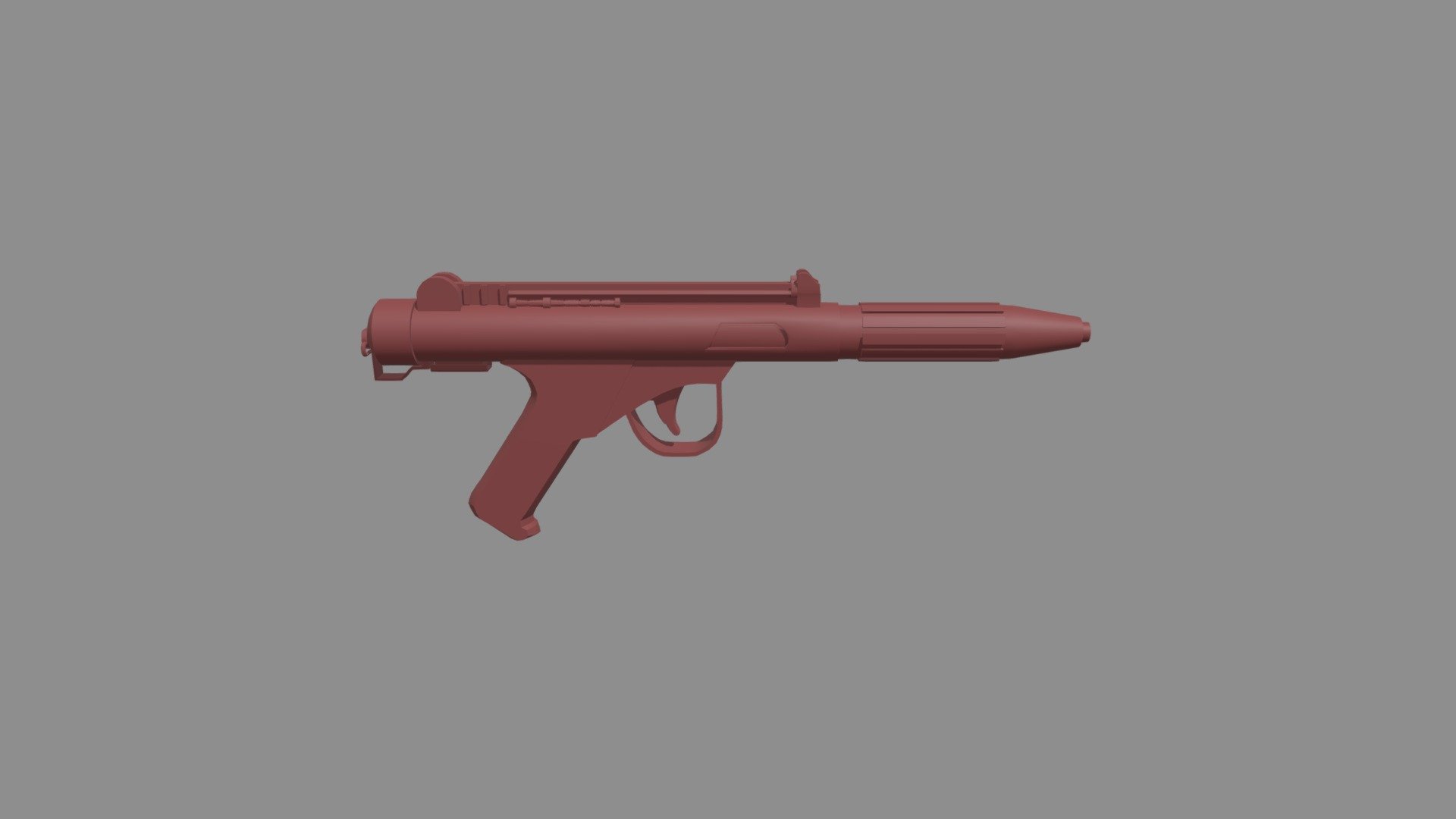 Star Wars DH-17 Blaster Pistol - 3D model by Gorka3D (@strasser ...