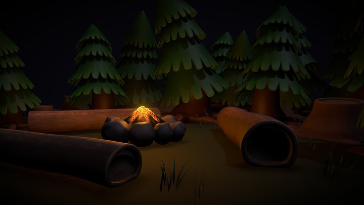 Campfire 3D models - Sketchfab