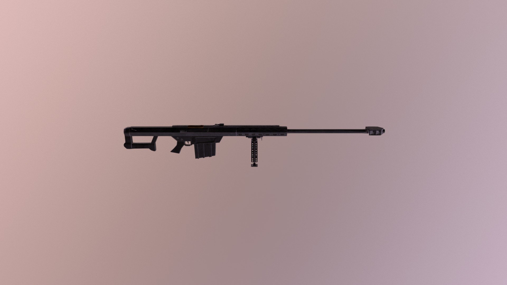 Barret 50Cal - 3D model by KonFrenchy [3b51a0e] - Sketchfab