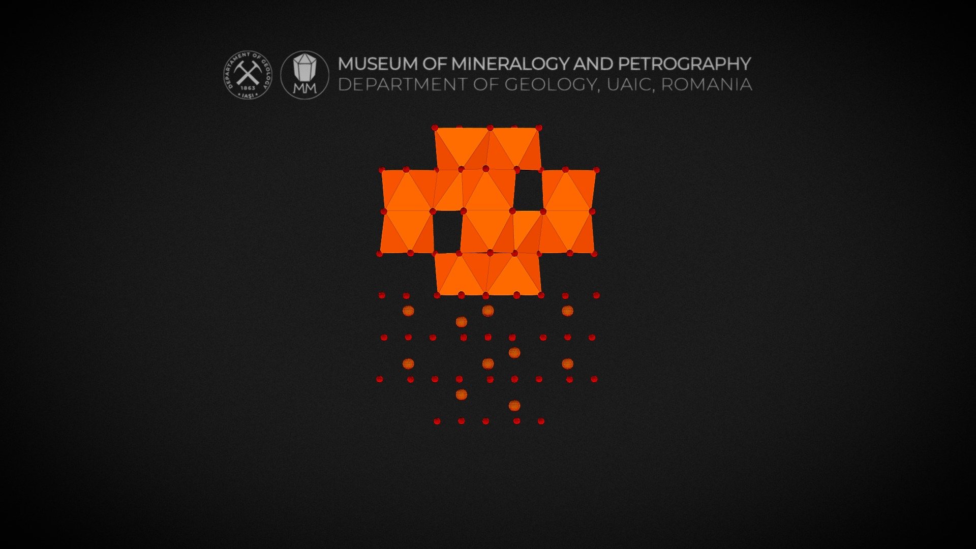 Crystal structure of Hematite - 3D model by Museum of Mineralogy and ...