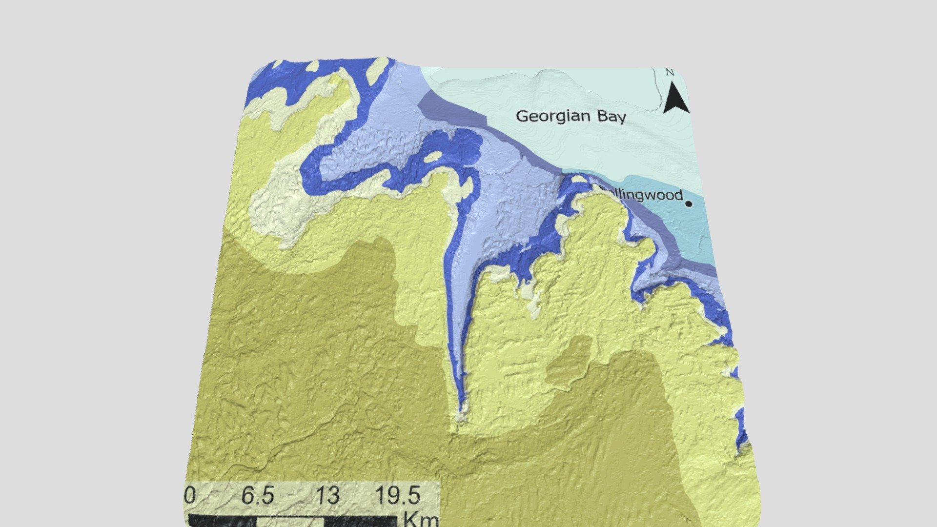 Beaver Valley Geological Landscape Model - Download Free 3D model by ...