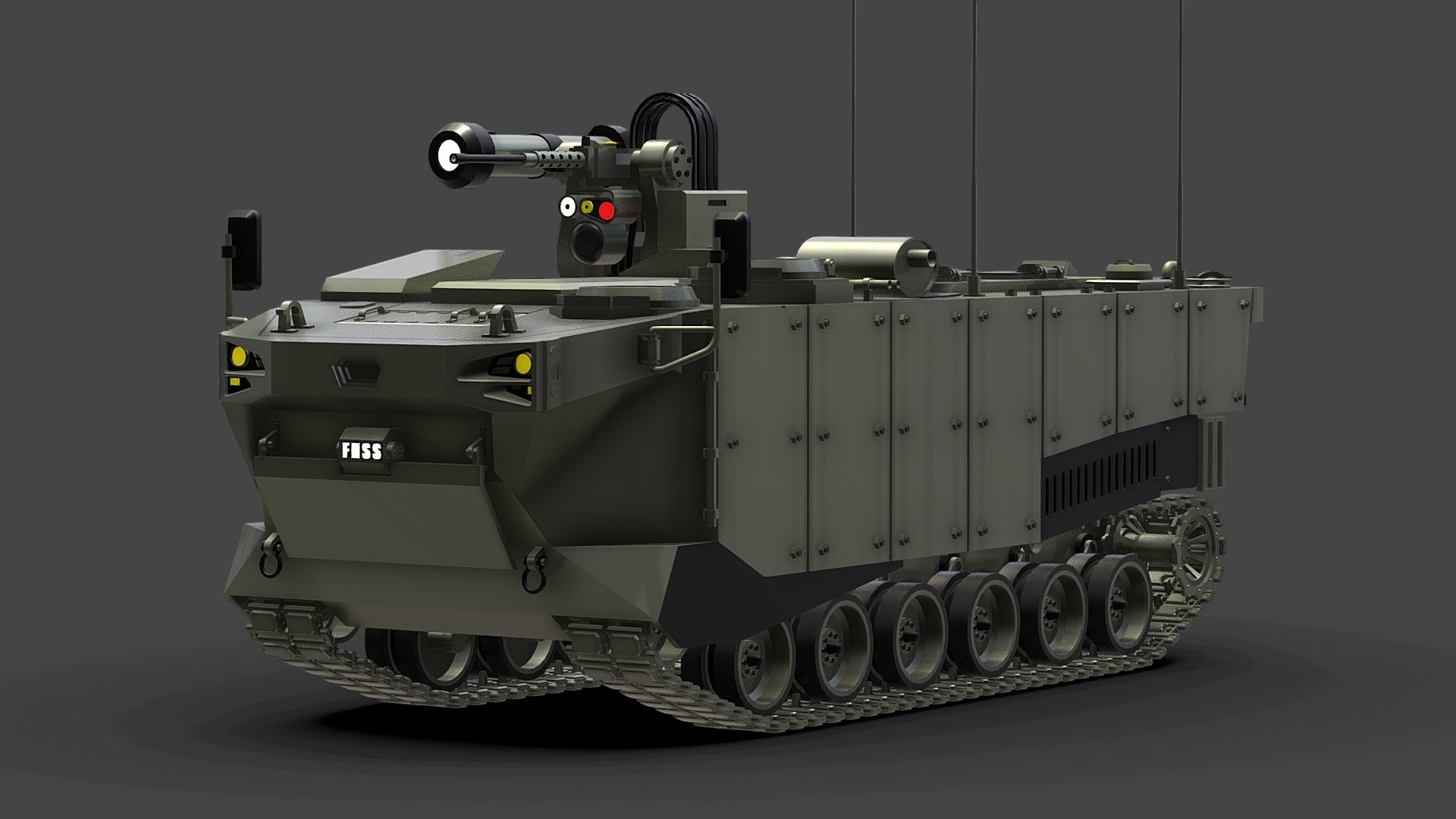Zaha FNSS Turkey - Buy Royalty Free 3D model by NA3dmodel [3b52a11 ...