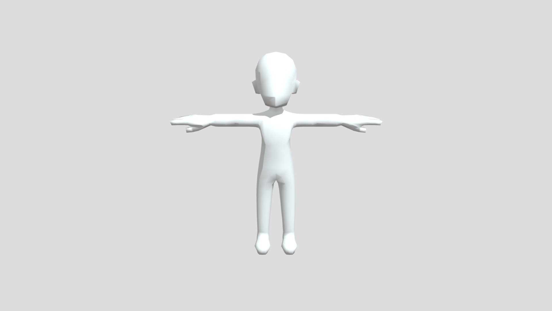 low poly Child Base Mesh - Download Free 3D model by nightoingu ...