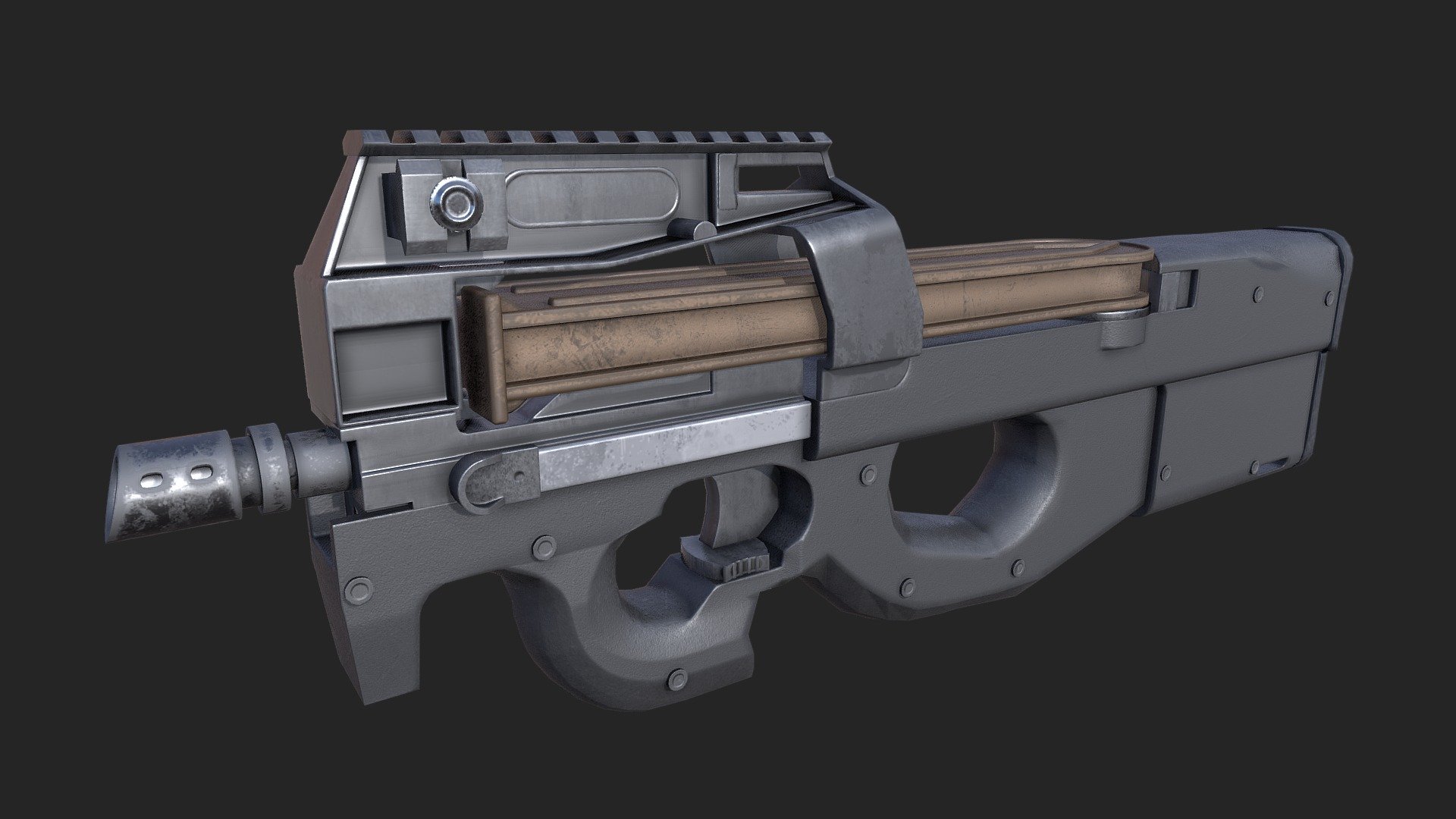 SMG_90 - Download Free 3D model by TORI106 [3b5371f] - Sketchfab