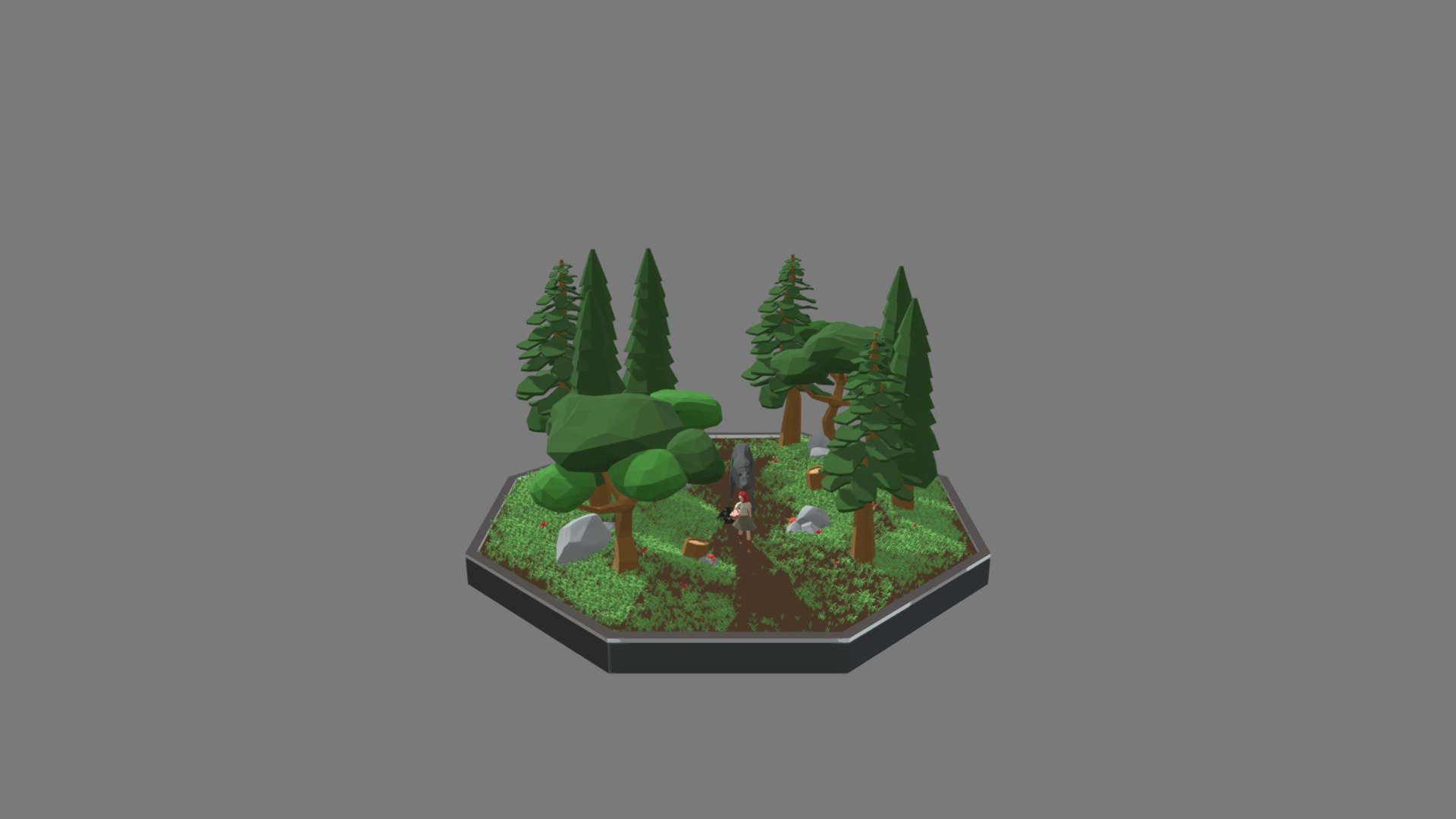 A Walk Through Forest - 3D model by DMannyto (@DManyto) [3b53bfa ...