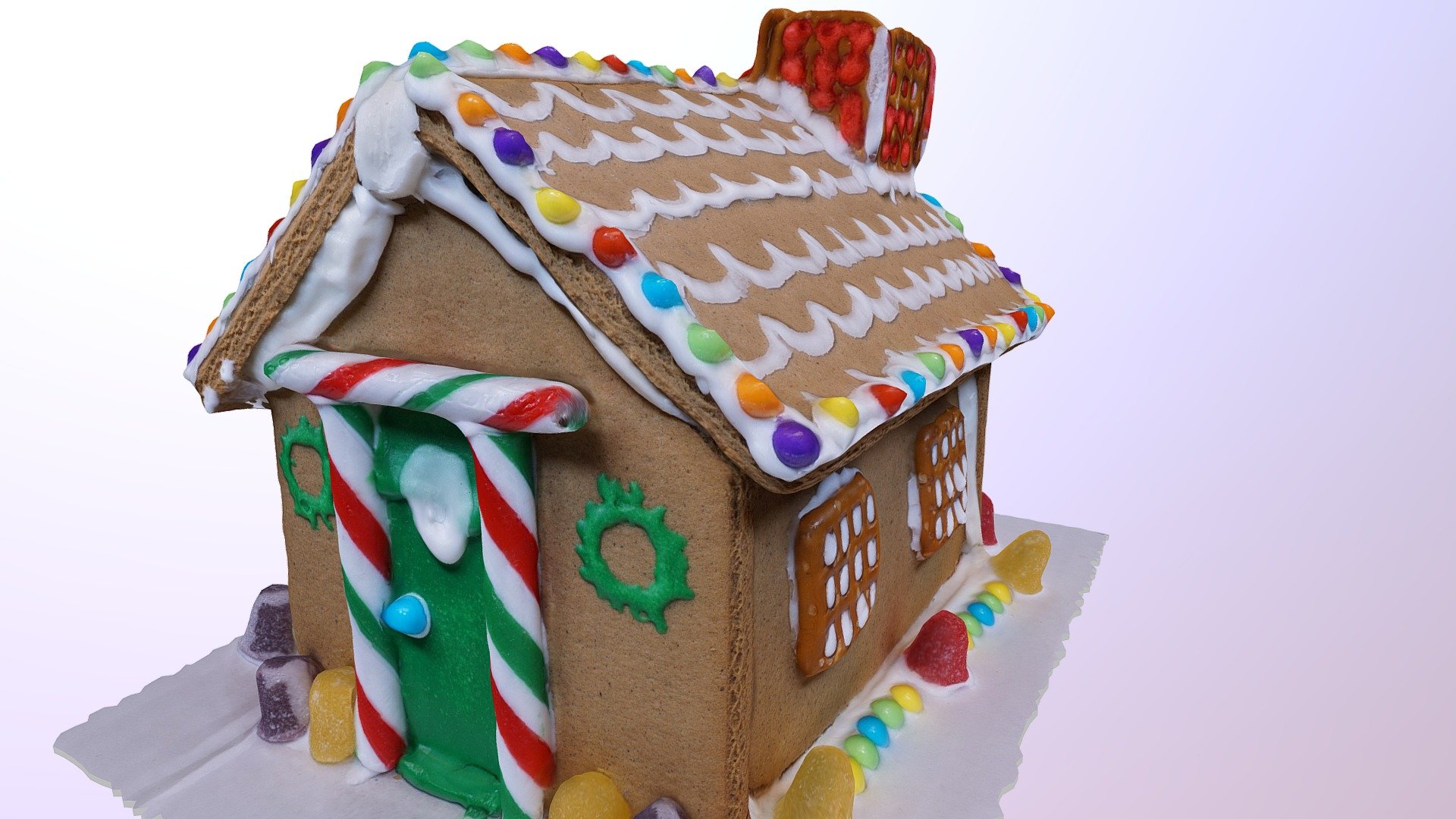 Gingerbread house - 3D model by Alex Elvis Badillo (@abadillo) [3b54cb7 ...