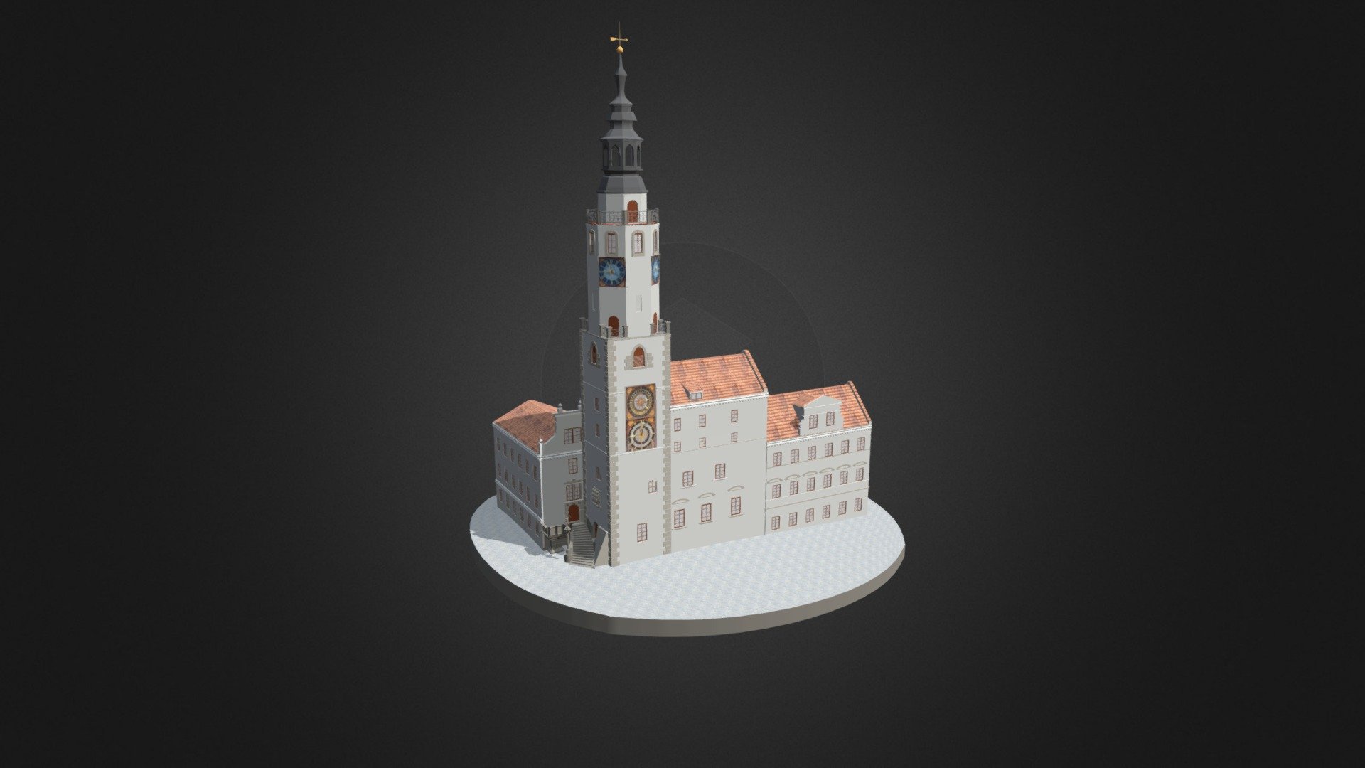 Görlitzer Rathaus - 3D model by lroschek [3b55155] - Sketchfab