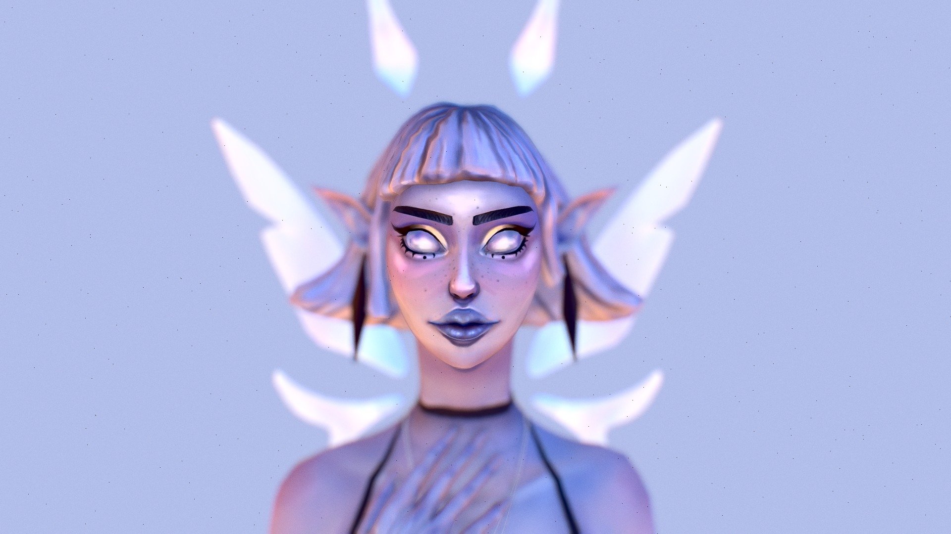 Elven Girl - 3D model by rosiebird [3b55338] - Sketchfab