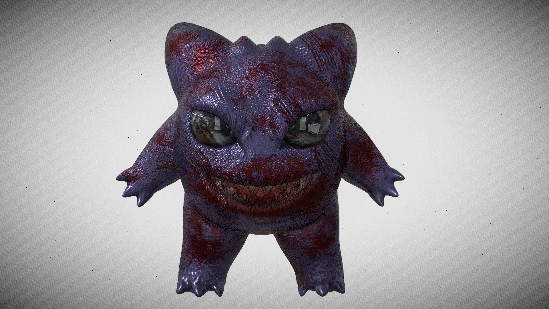 Pokemon Gengar Model - Download Free 3D model by KytoNotKyoto [3b55ad0] - Sketchfab