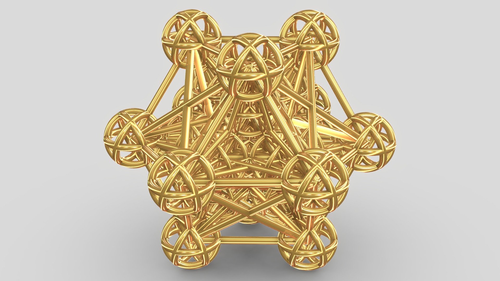 3d Metatrons Cube - 3D model by sacredgeometryweb [3b56041] - Sketchfab