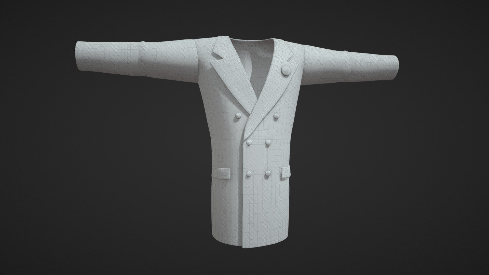 coat - Download Free 3D model by ostrich (@gohean33) [3b59276] - Sketchfab