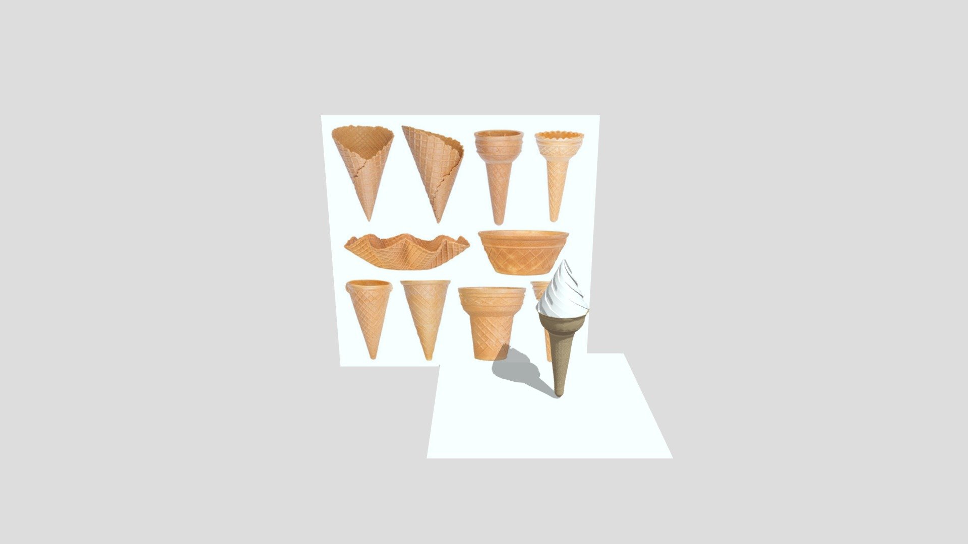 Icecream - 3D model by Nearya [3b598cb] - Sketchfab
