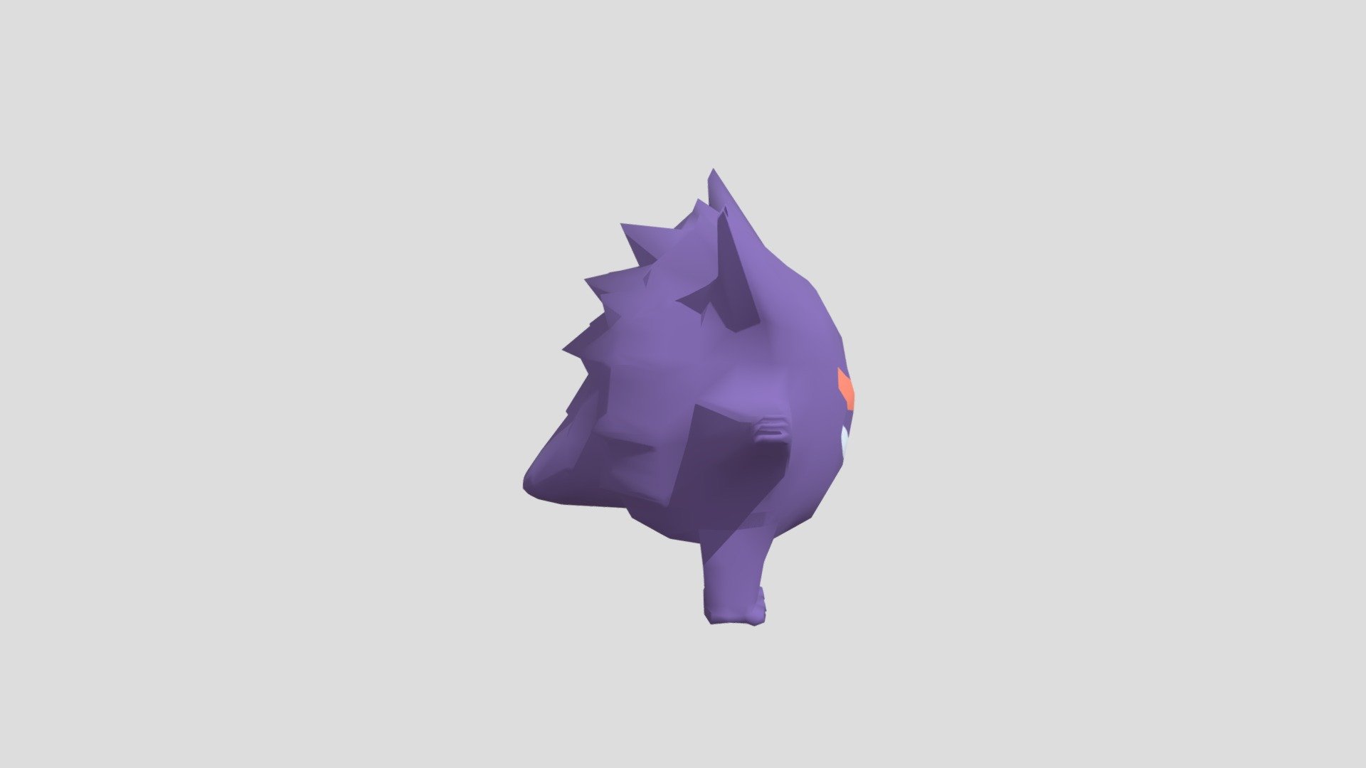 Gengar - Low Poly 3D Pokémon - Download Free 3D model by cenzo (@cenzo ...