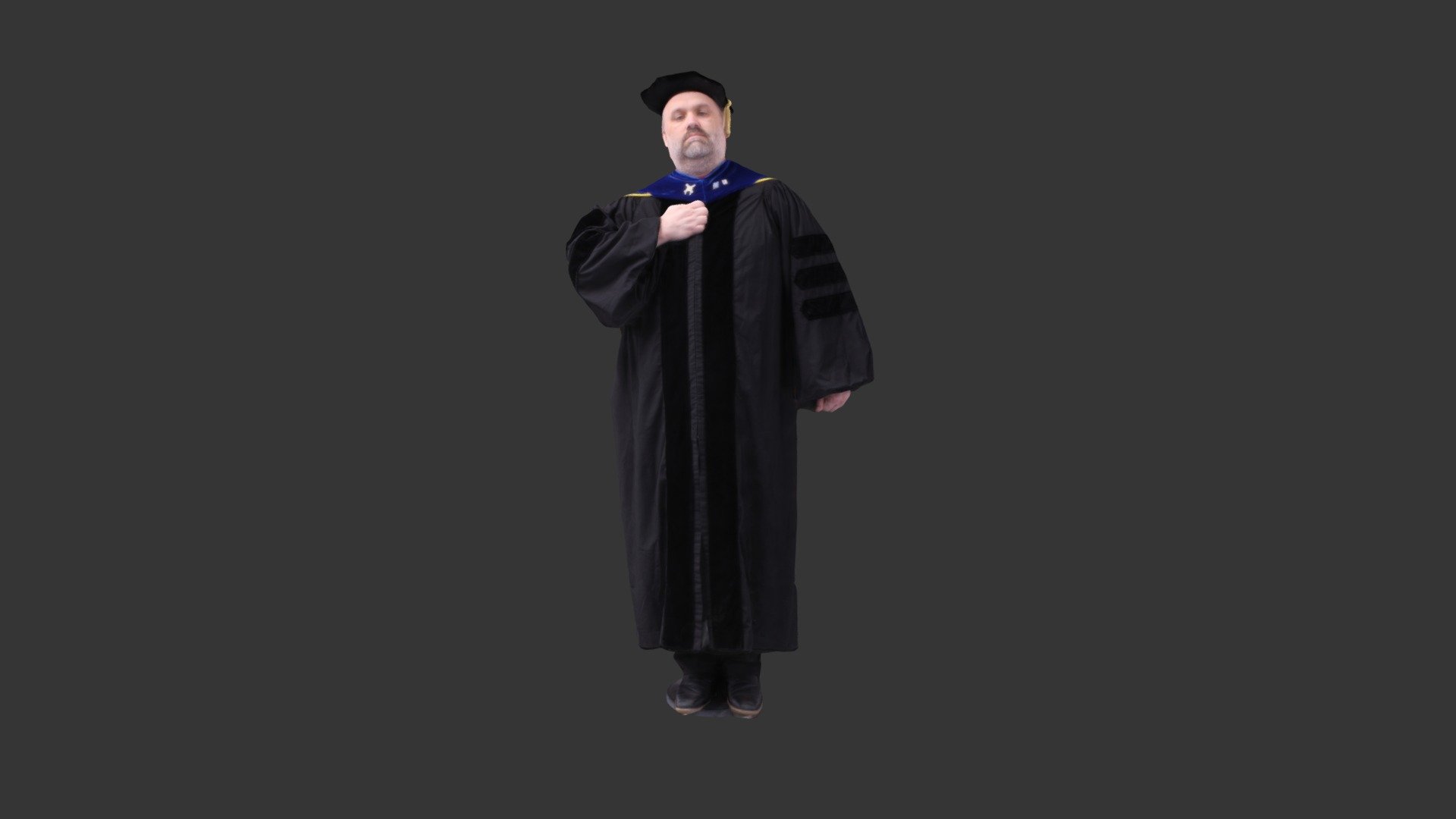 Commencement Regalia - Download Free 3D model by Seth Berrier (@berriers) [3b5a58e] - Sketchfab