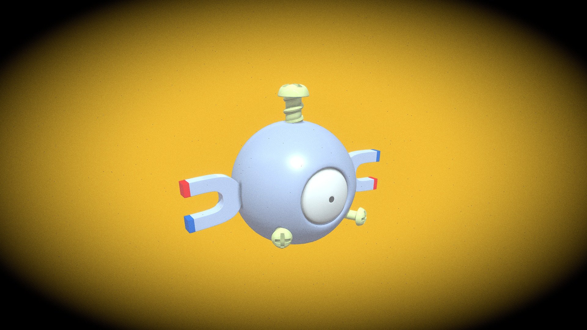 Magnemite (colors) - 3D model by Felipe Rosseto (@Megapato) [3b5da43 ...