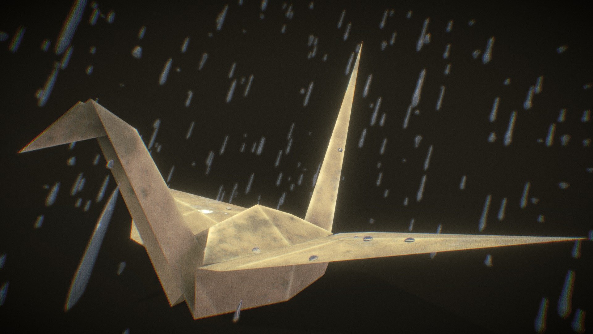 Origami crane scene - 3D model by Sir Erdees (@sirerdees) [3b5e1cf ...