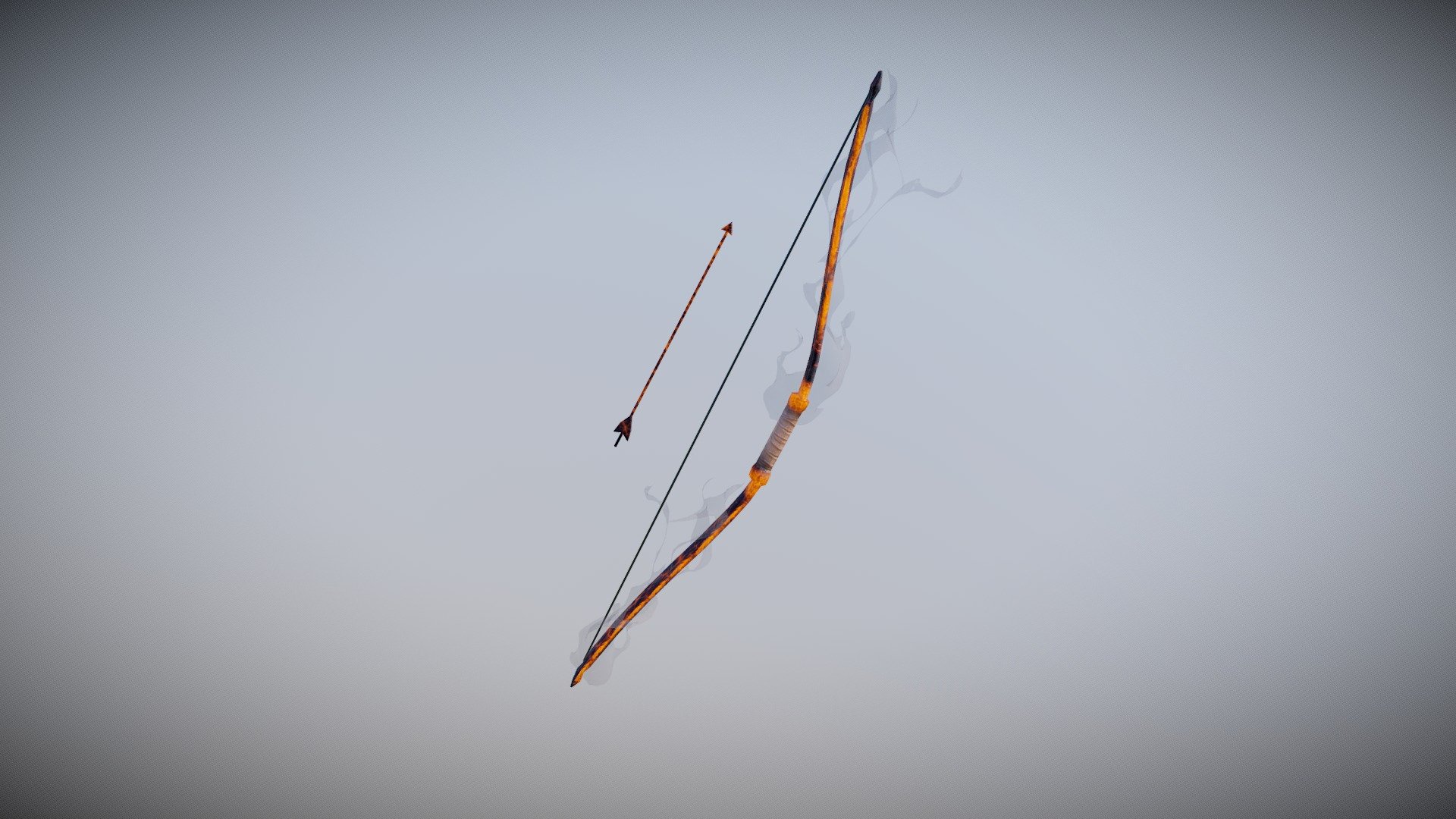 Experts Fiery Bow of Skill - 3D model by cryptofights [3b5e6cd] - Sketchfab