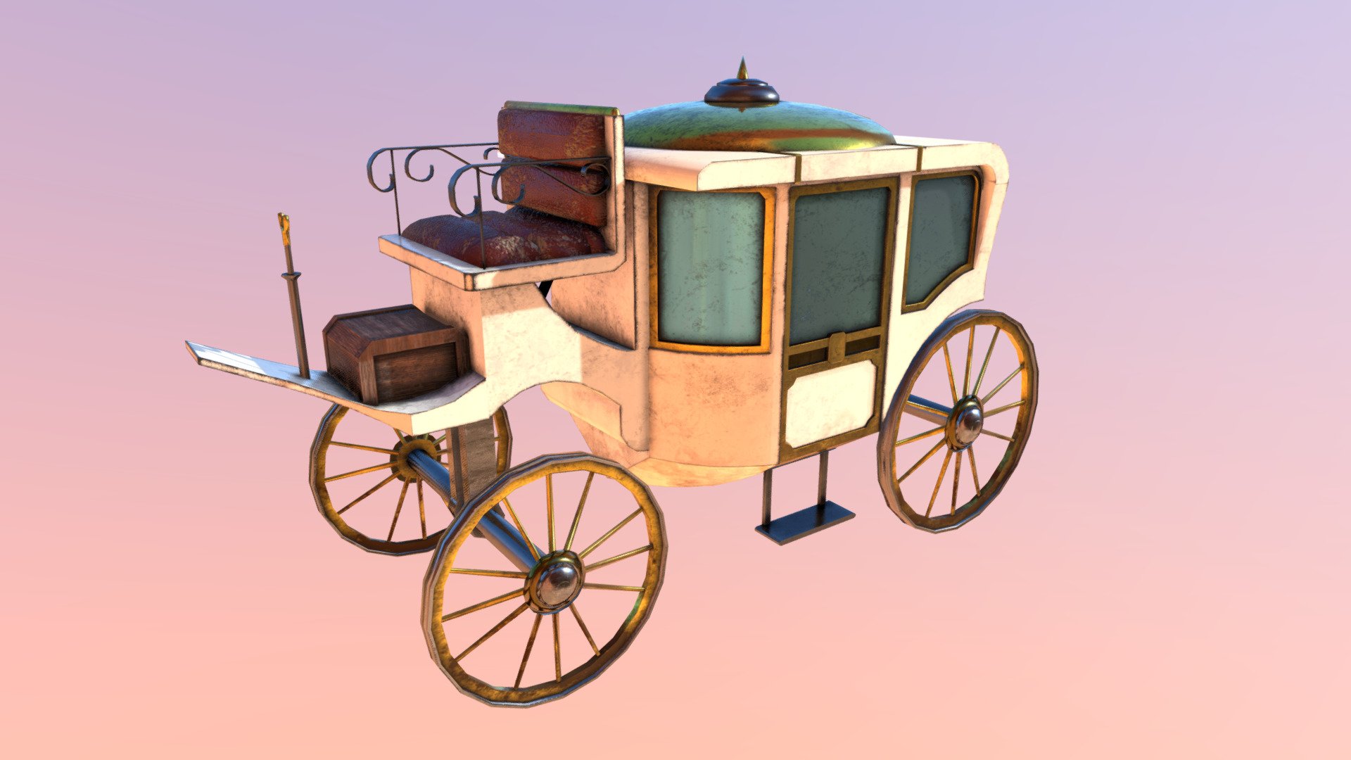 Carriage - 3D model by catzer [3b5e74b] - Sketchfab