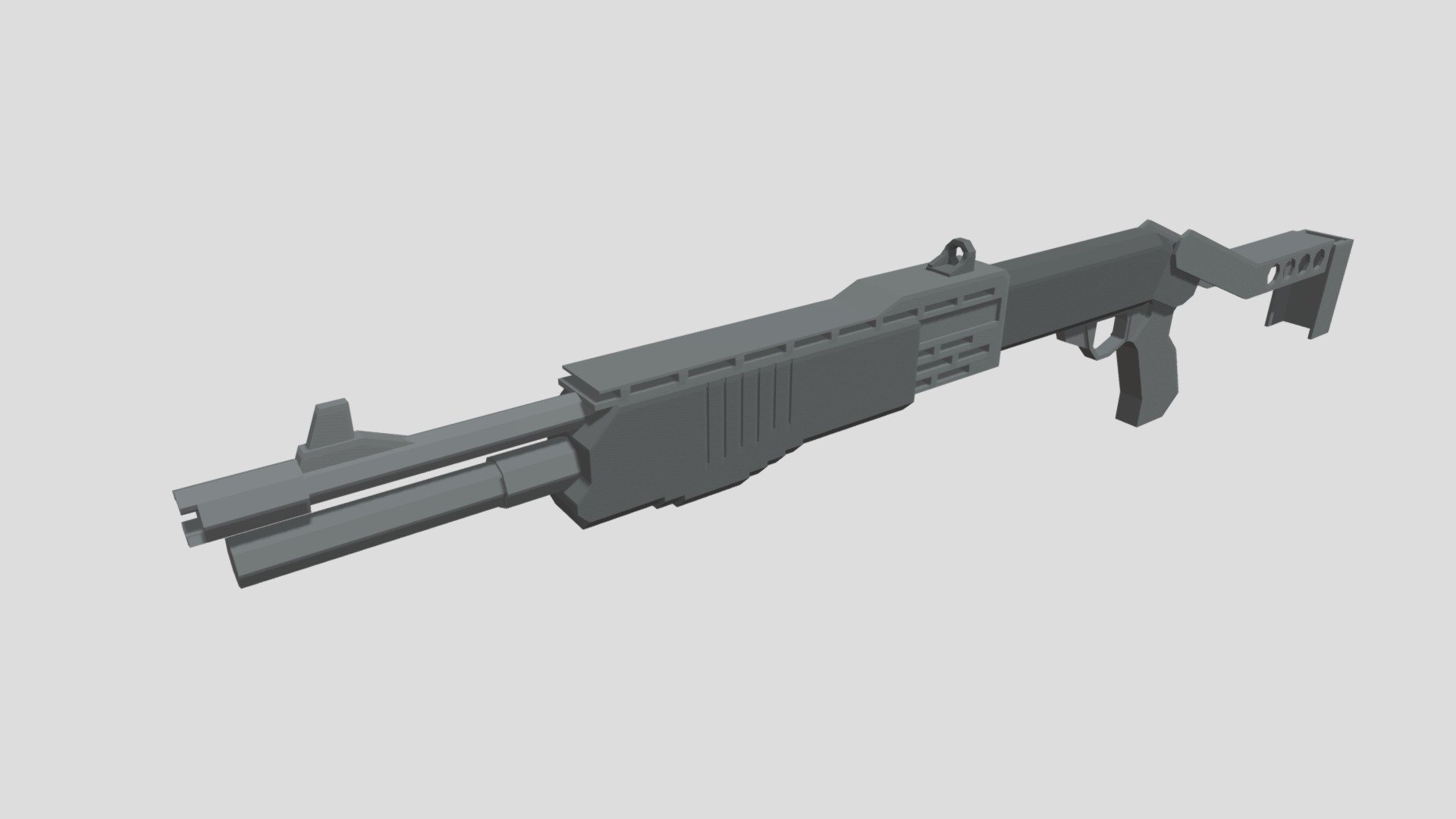 SPAS-12-minecraft - 3D model by Nothingness0 [3b602a9] - Sketchfab