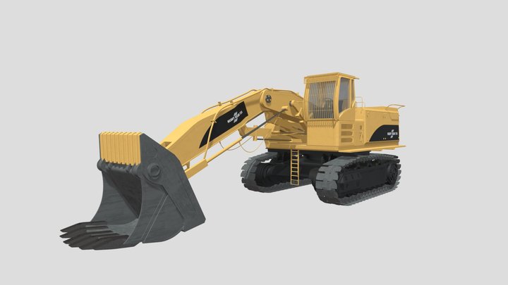 Excavator 3D models - Sketchfab