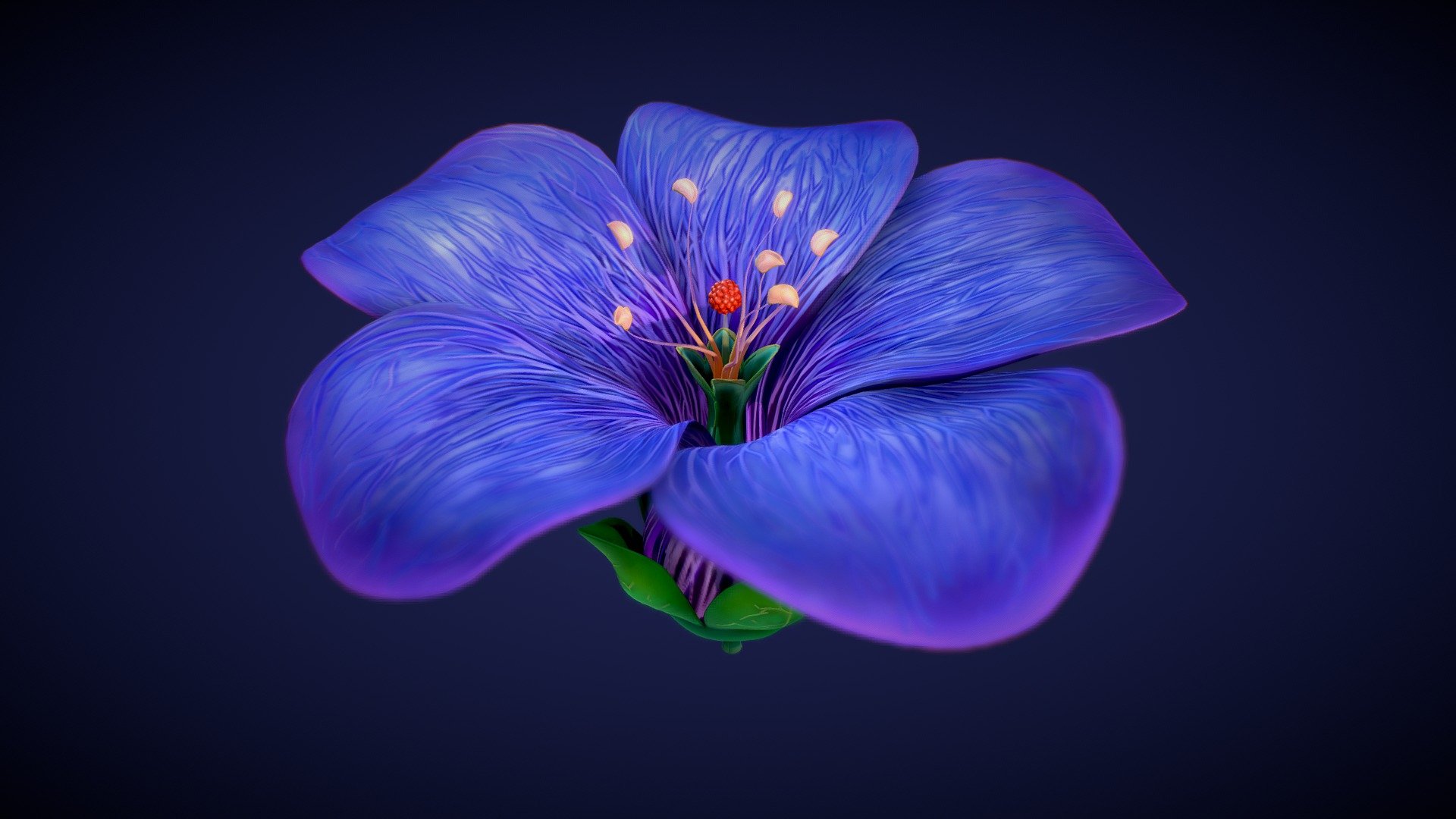 Purple Cranesbill - Buy Royalty Free 3D model by adynhaidar [3b61100 ...