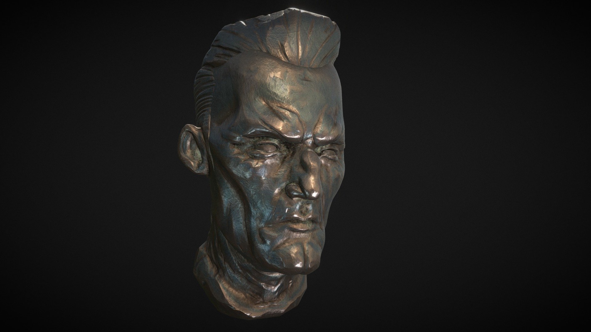 bronze sculpture - 3D model by Gwad.Ze [3b61f33] - Sketchfab