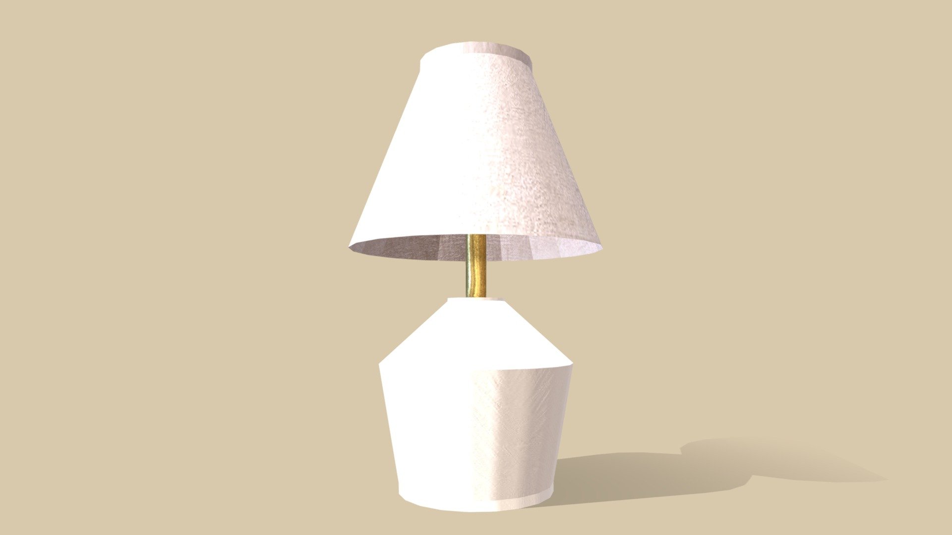 Table Lamp - 3D model by KatieM [3b630f6] - Sketchfab