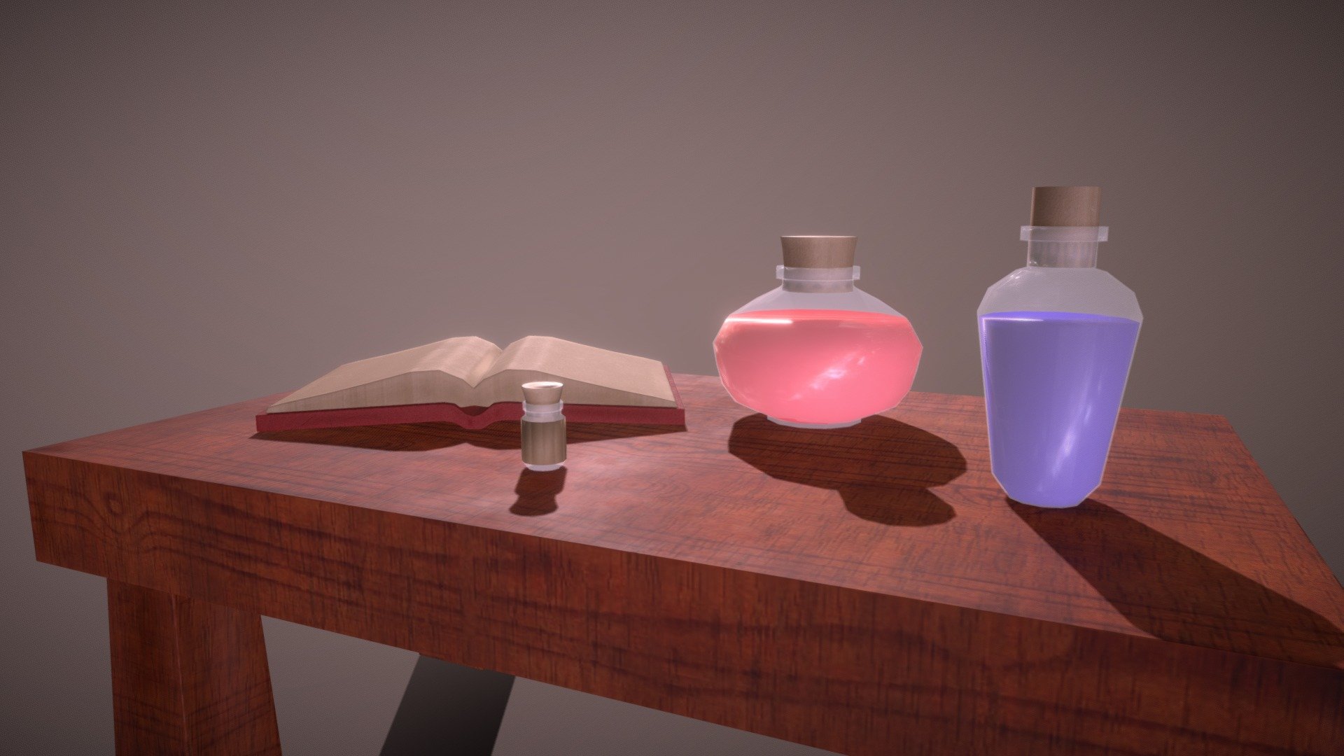Potions - 3D model by LKelda [3b634b5] - Sketchfab