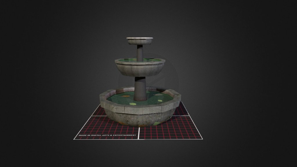 Fountain - 3D model by Yannick OdB (@odbyannick) [3b6543e] - Sketchfab