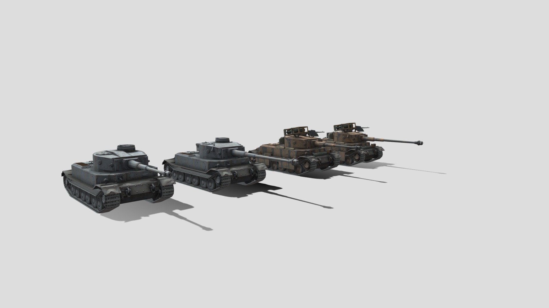 Tiger (P) - Download Free 3D model by Dmitry Hlebov (@hleb_hlb ...