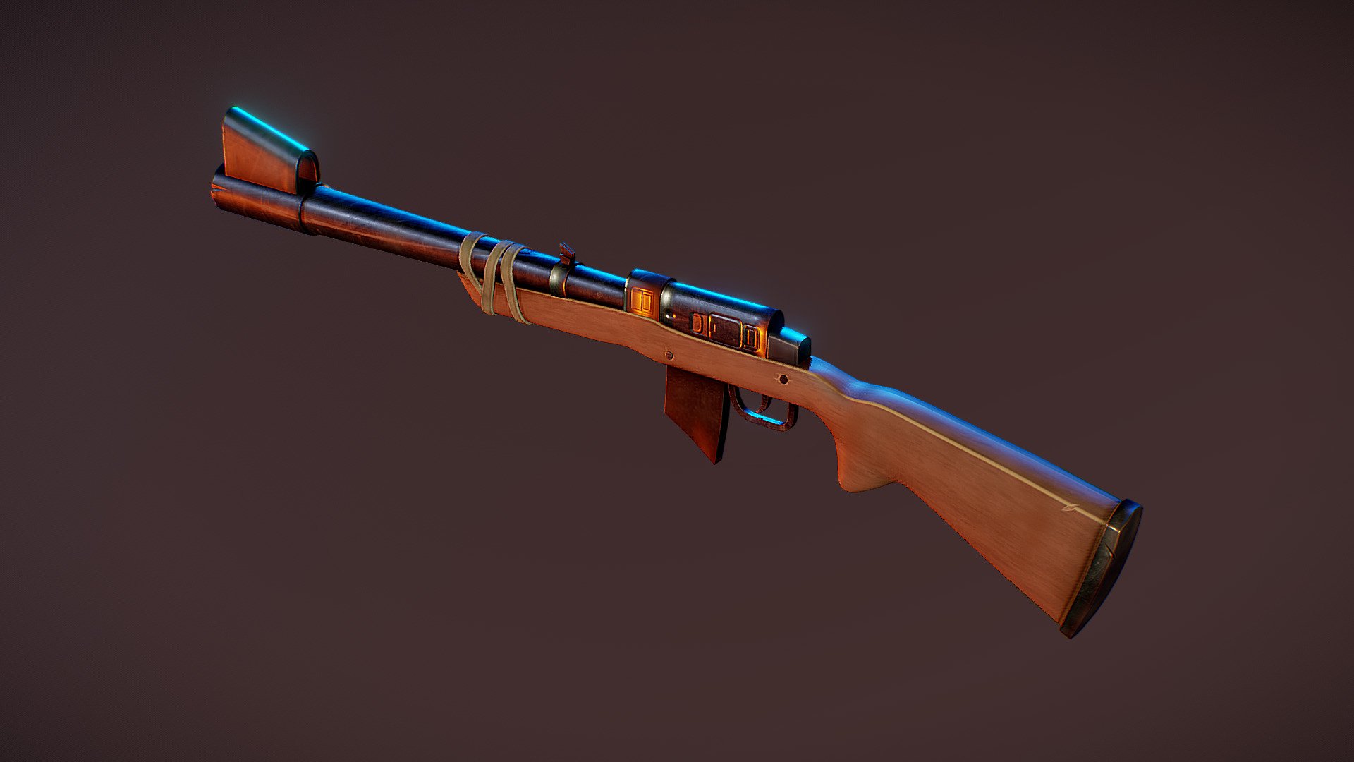 Stylized Hunting Rifle - 3D model by IdiWork [3b6879f] - Sketchfab