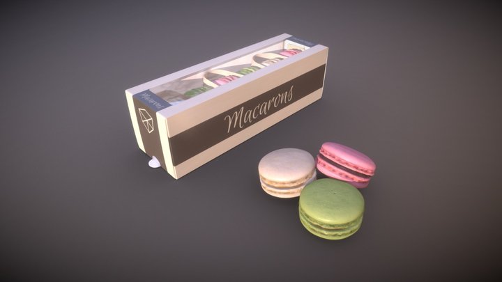 Macaroon 3D models - Sketchfab