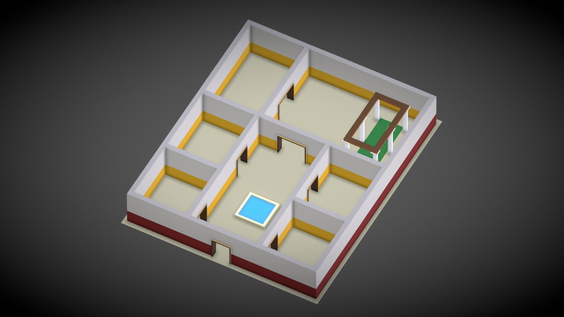 Modular Roman House (W.I.P) - 3D model by Alex Martire (@alexmartire ...